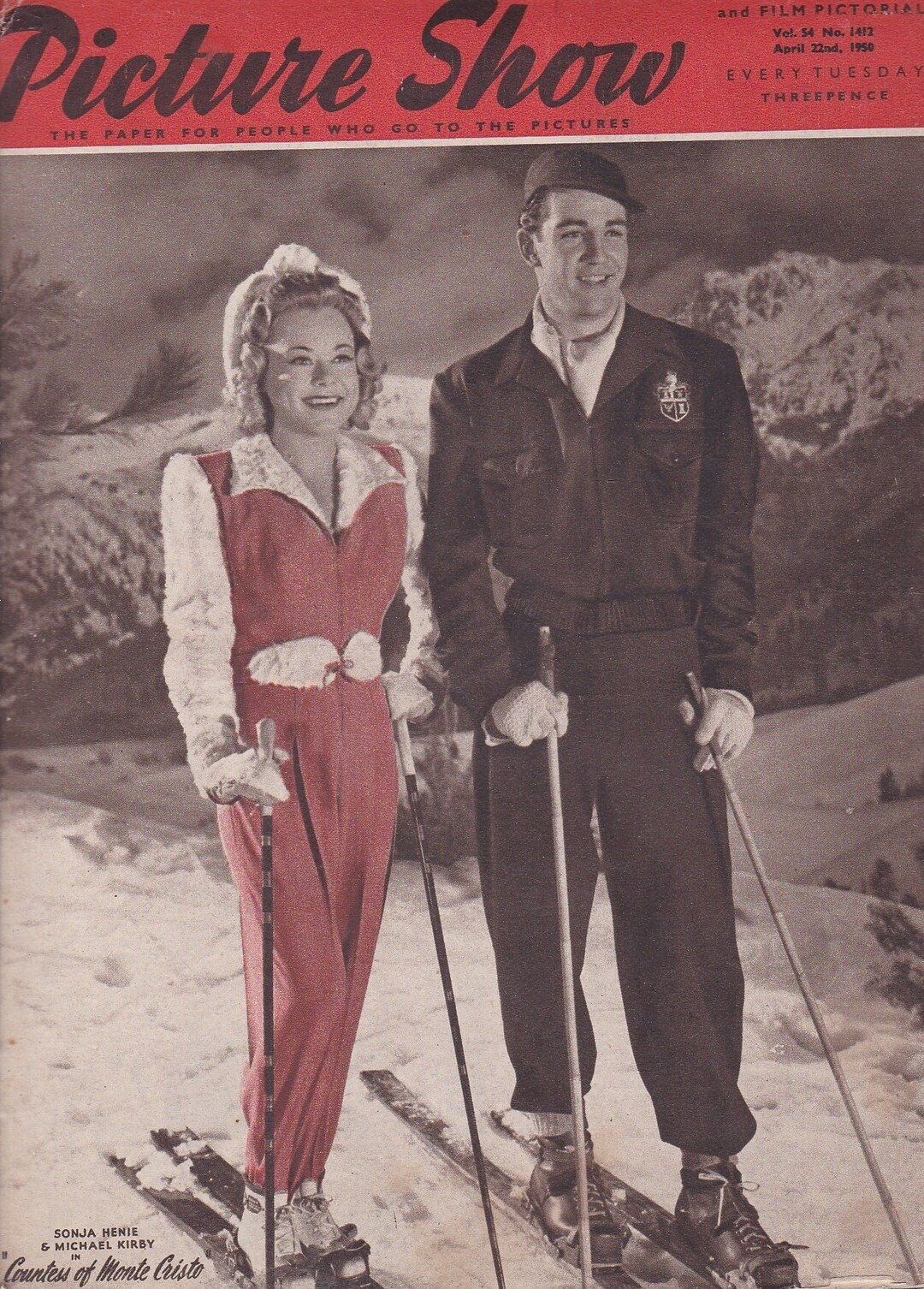 Sonja Henie, Micheal Kirby, countess of Monte Cristo Picture Show ...