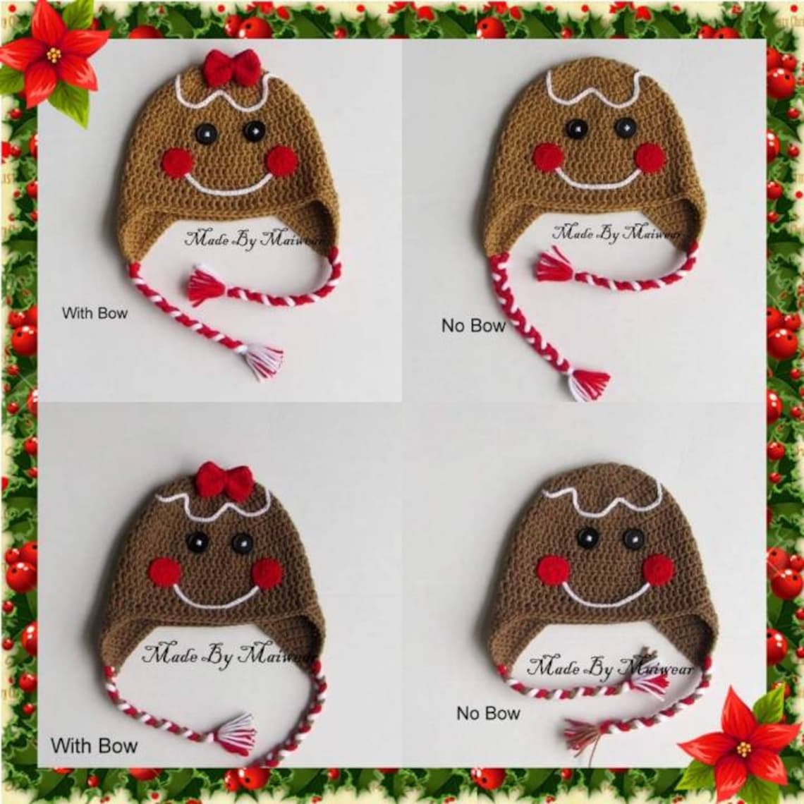 Crochet Gingerbread Hats - Etsy