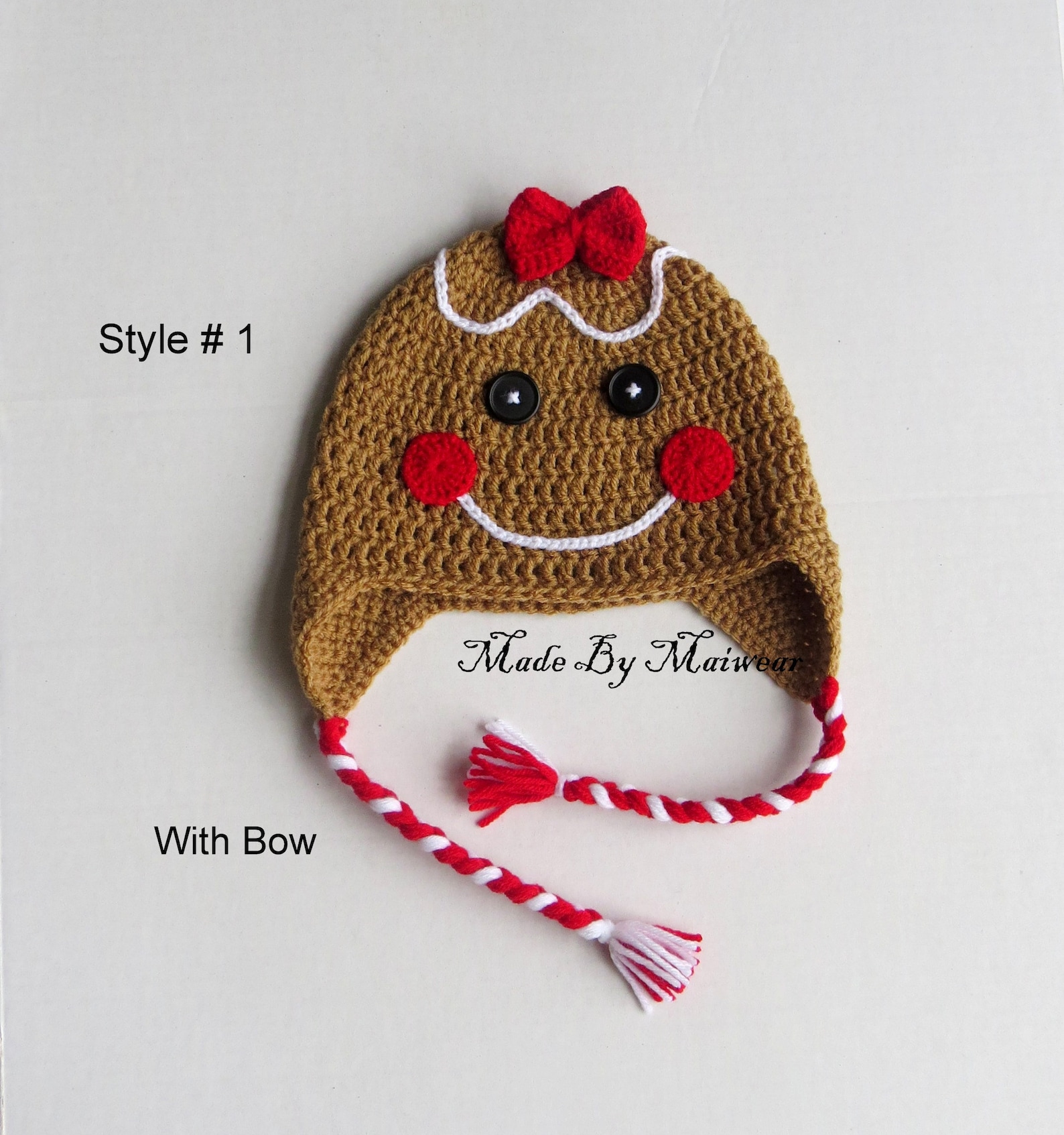 Crochet Gingerbread Hats - Etsy