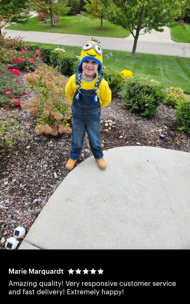 Crochet Minion Hats Inspired - Etsy