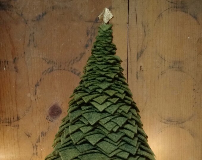 Christmas Tree Home Decoration, LARGE Felt & Felted Wool Tree Reets ...