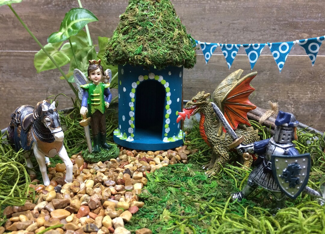 Fairy Garden Castle Accessories, Choose One: Fairy Prince, Knight ...