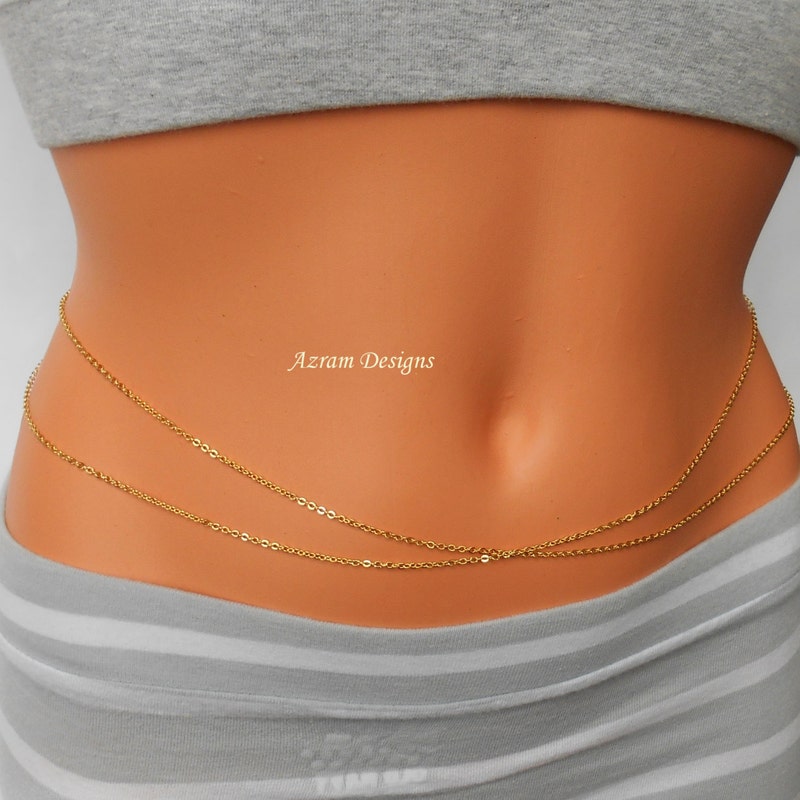 Gold Thigh Chain - Etsy