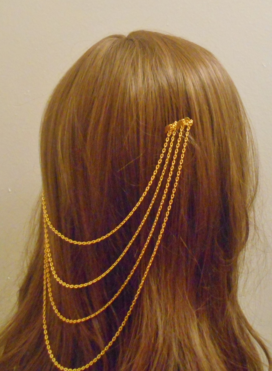 Gold Silver Fringe Tassel, Hair Comb, Hair Cuff, Women Head Hairband ...