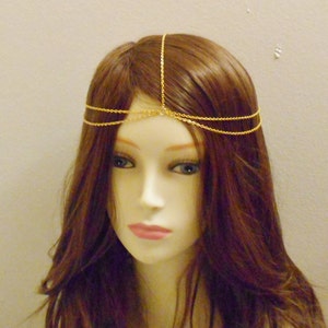 Double Head Chain, Head Jewelry Chain, Chain Headpiece, Chain Headband ...