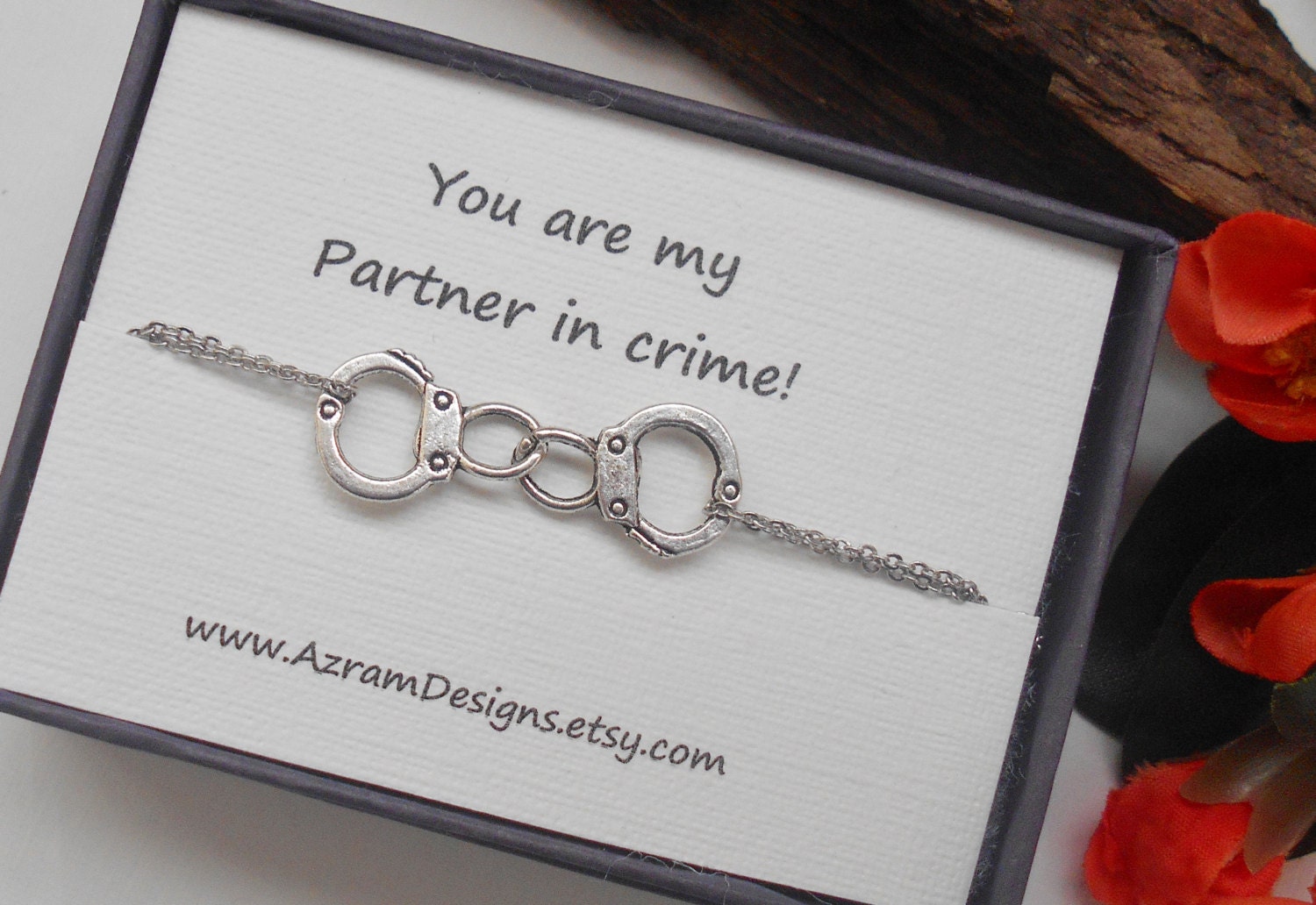 Partners in Crime, Silverhand Cuff, Friendship Bracelet, Linked ...
