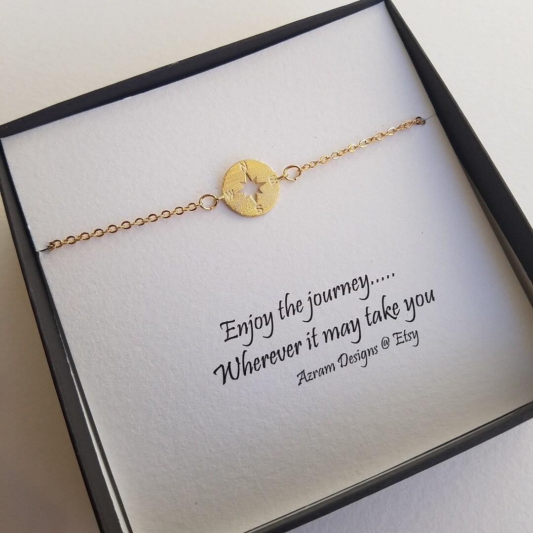 Compass Bracelet Friendship Bracelet Graduation Bracelet - Etsy