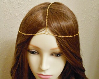 Gypsy Hair Chain | Etsy