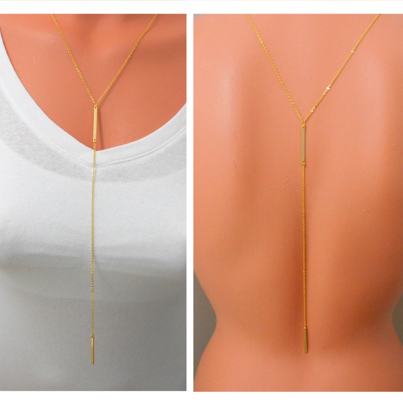 Back Necklace - Etsy