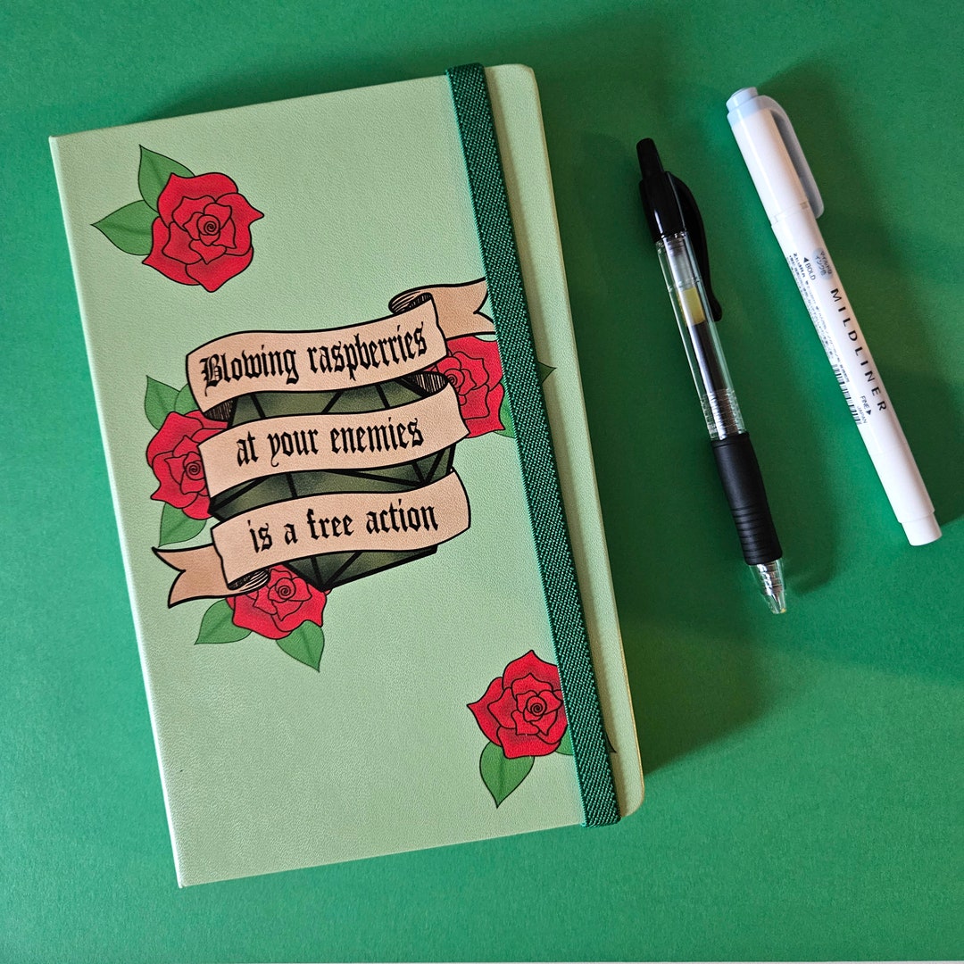 Blowing Raspberries at Your Enemies is A Free Action A5 Dot Grid ...