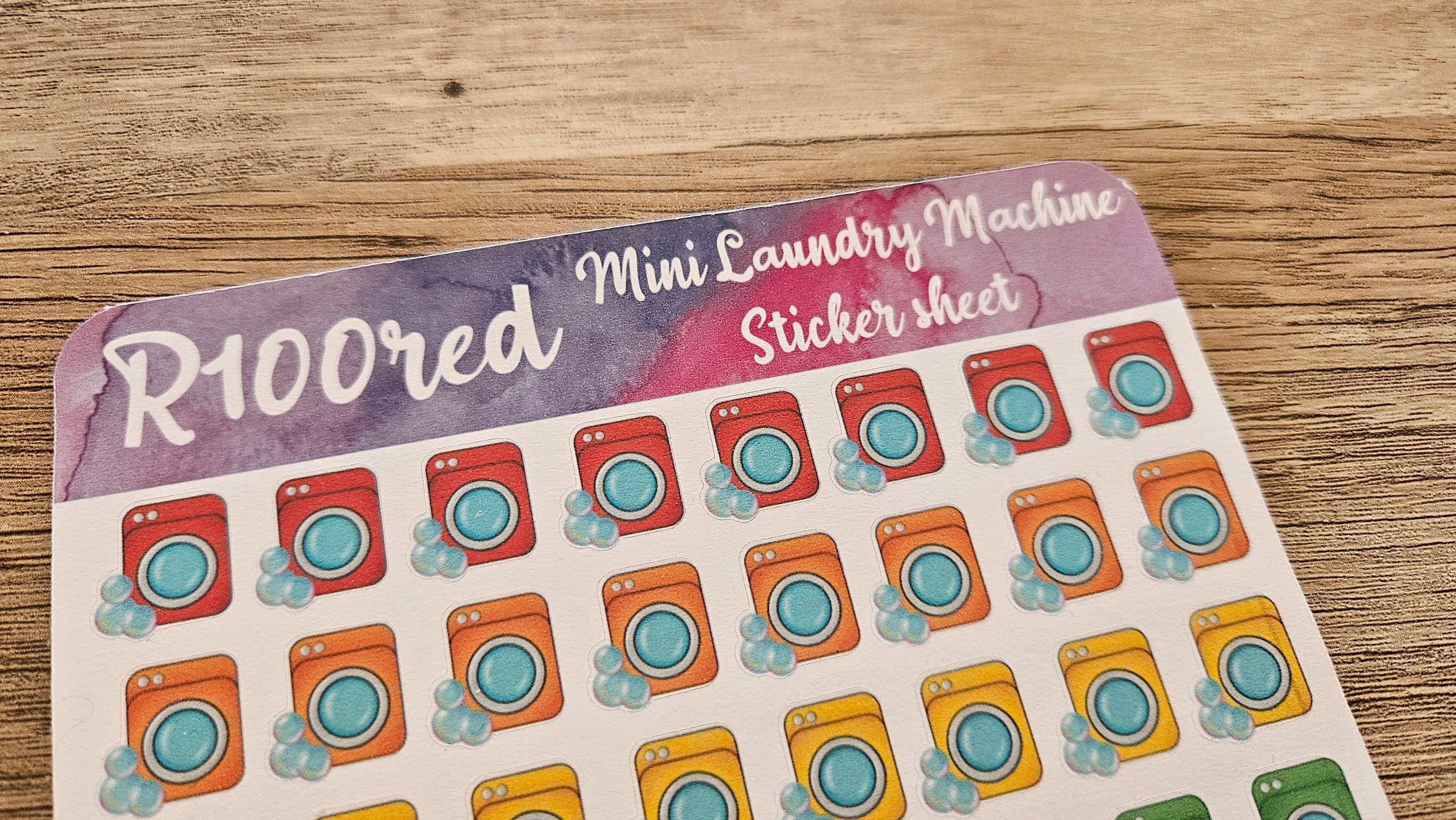 Laundry Machine Stickers Laundry Day, Washer Dryer for Bullet Journals ...