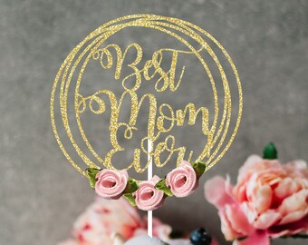 Mom Cake Topper | Etsy