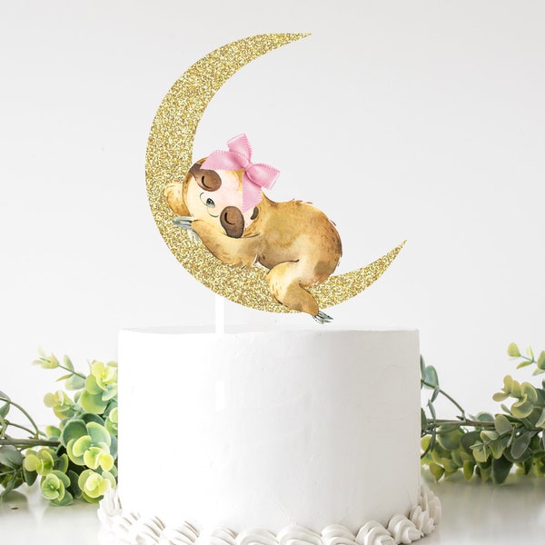 Sloth Cake Topper Birthday - Etsy