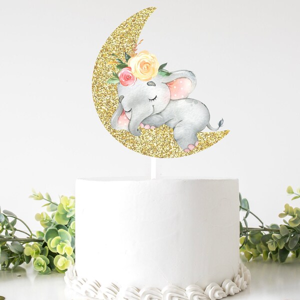 Elephant Cake Topper - Etsy