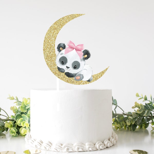 Panda Cake Topper - Etsy