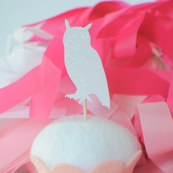 Owl Cupcake Toppers - Etsy