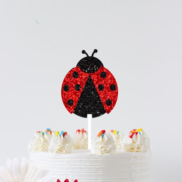 Ladybug Cake Toppers - Etsy
