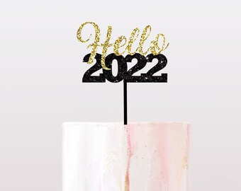 New Year Cake Topper - Etsy