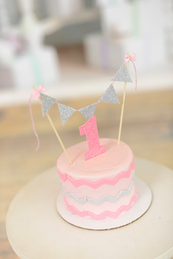 One Cake Topper, First birthday cake topper, ONE Smash Cake Set (Cake ...