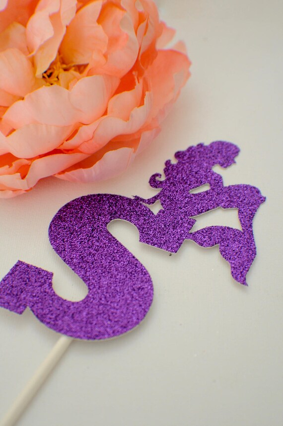 Mermaid Cake Topper, mermaid party, mermaid, mermaid name by SmashCaked ...