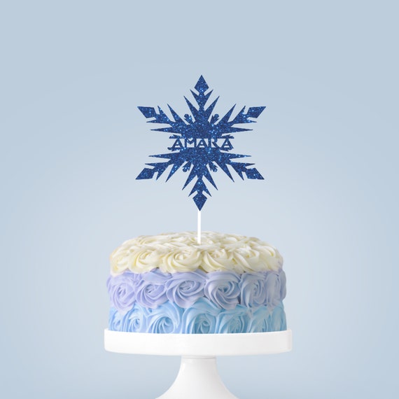 snowflake topper, snowflake cake topper, One cake topper, Winter ...