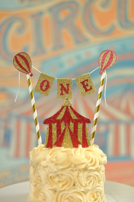 Vintage Circus cake topper, circus cake topper, circus party, circus ...