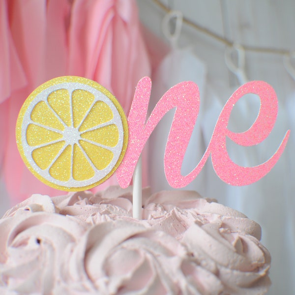 Lemon Cake Topper - Etsy