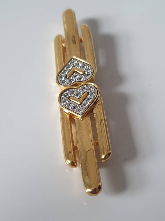 Gorgeous 1970s 80s Monet signed designer goldtone bro… - Gem