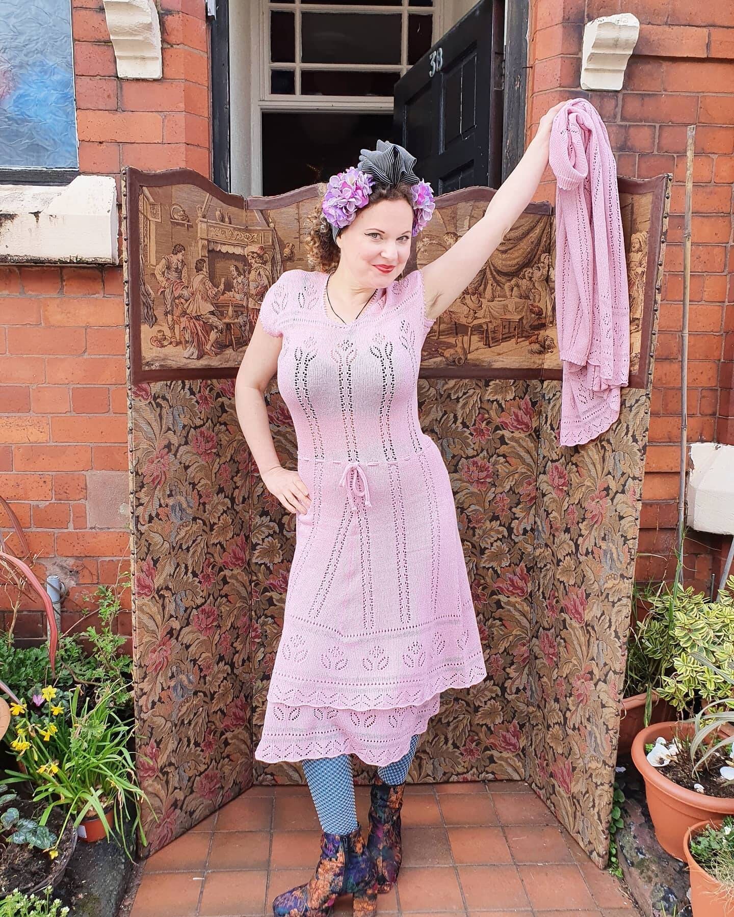 Sale Stunning Romantic 1970s Pale Pink 70s Does 30s Knitted | Etsy