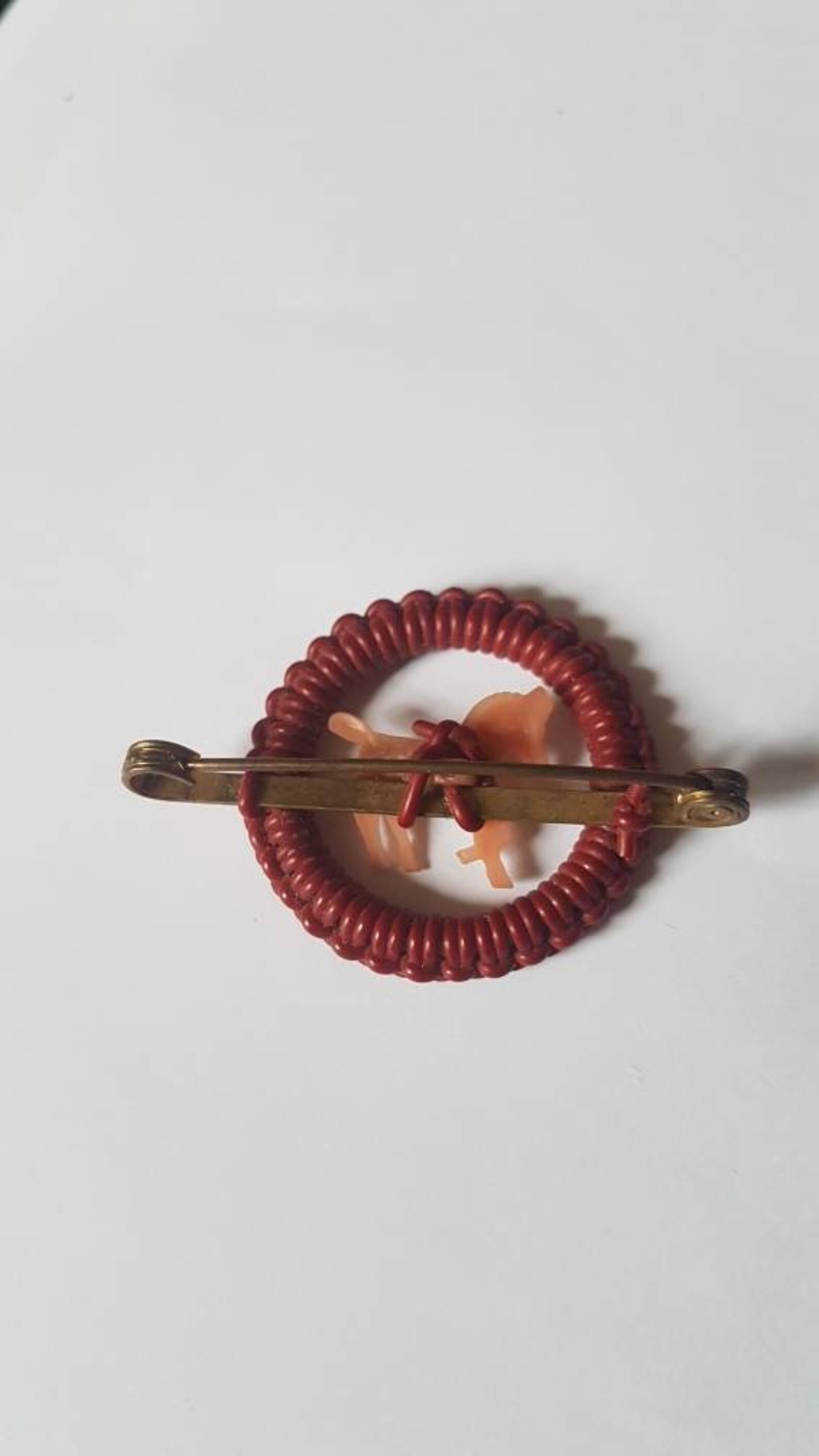 Beautiful 1940s Wirework Red Make Do and Mend Brooch With | Etsy