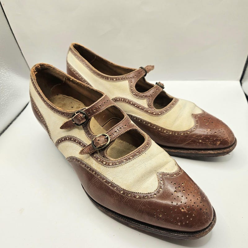 Spectator Shoes - Etsy UK