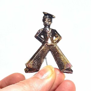 Original 1930s Early Plastic Carved Moulded Celluloid Sailor Nautical ...