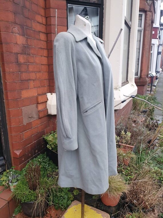 Sale stunning 1940s cc41 very pale blue grey wool jac… - Gem