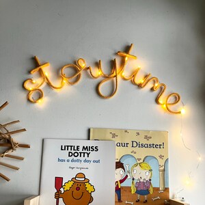 Whimsical Story Time Wall Sign - Handcrafted Nursery Decor for Reading ...