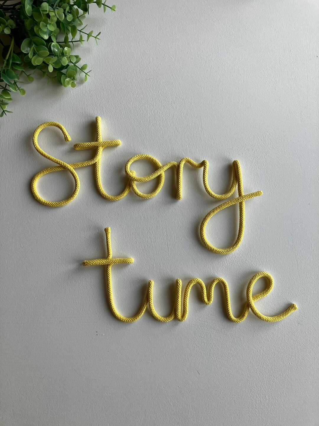 Story Time Wall Rope Wire Words for Nursery , Kids Room , Reading ...