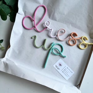 Pastel Dress up Sign - Kids' Dress-up Station Decoration - Etsy