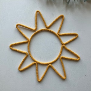Rope Wire Sun , Great Wall Decor for Kids and Babies Nursery - Etsy