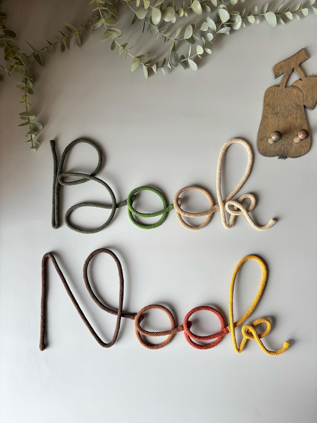 Multicolored Book Nook Sign for Reading Nook - Etsy