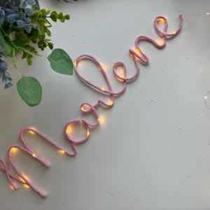 Handcrafted Illuminated Name Sign Night Light - Add a Personalized ...
