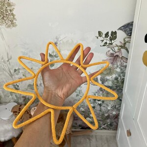 Rope Wire Sun , Great Wall Decor for Kids and Babies Nursery - Etsy