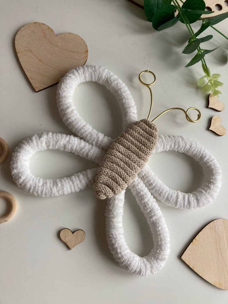 Rope Wire Butterfly Kids Nursery Bedroom Playroom Decor | Etsy