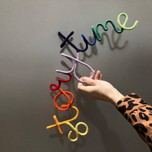 Curved Multicoloured Rainbow Storytime Wall Sign for Nursery , Kids ...
