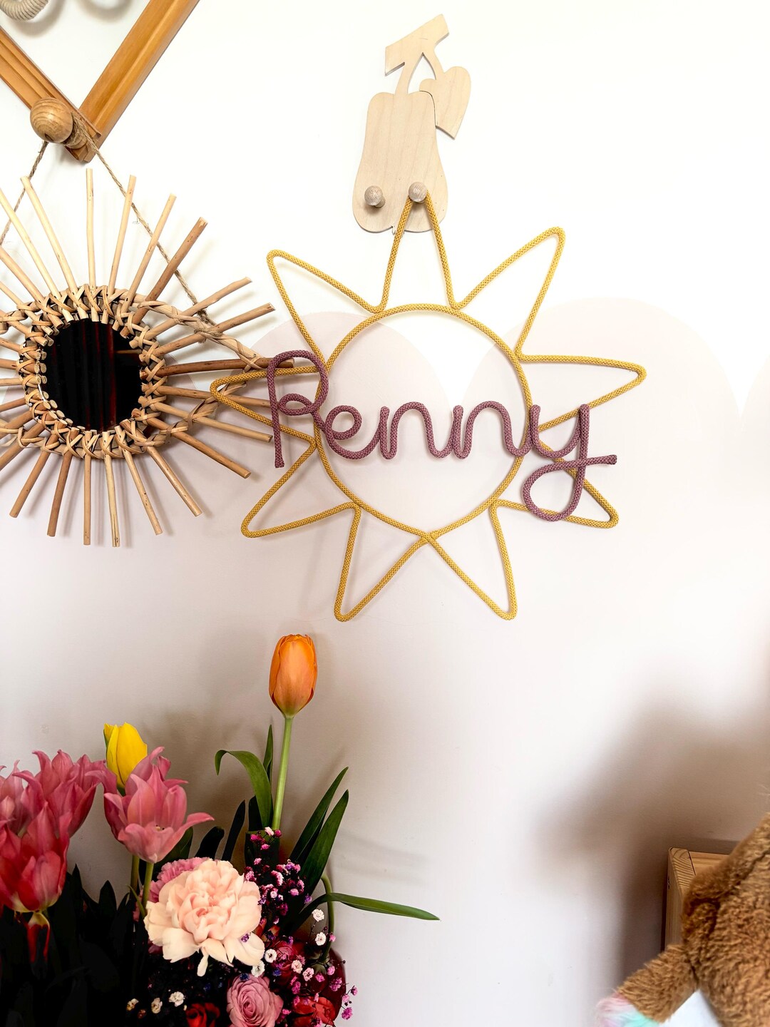 Customized Sun Decoration - Personalized Wall Hanging for Home Decor ...