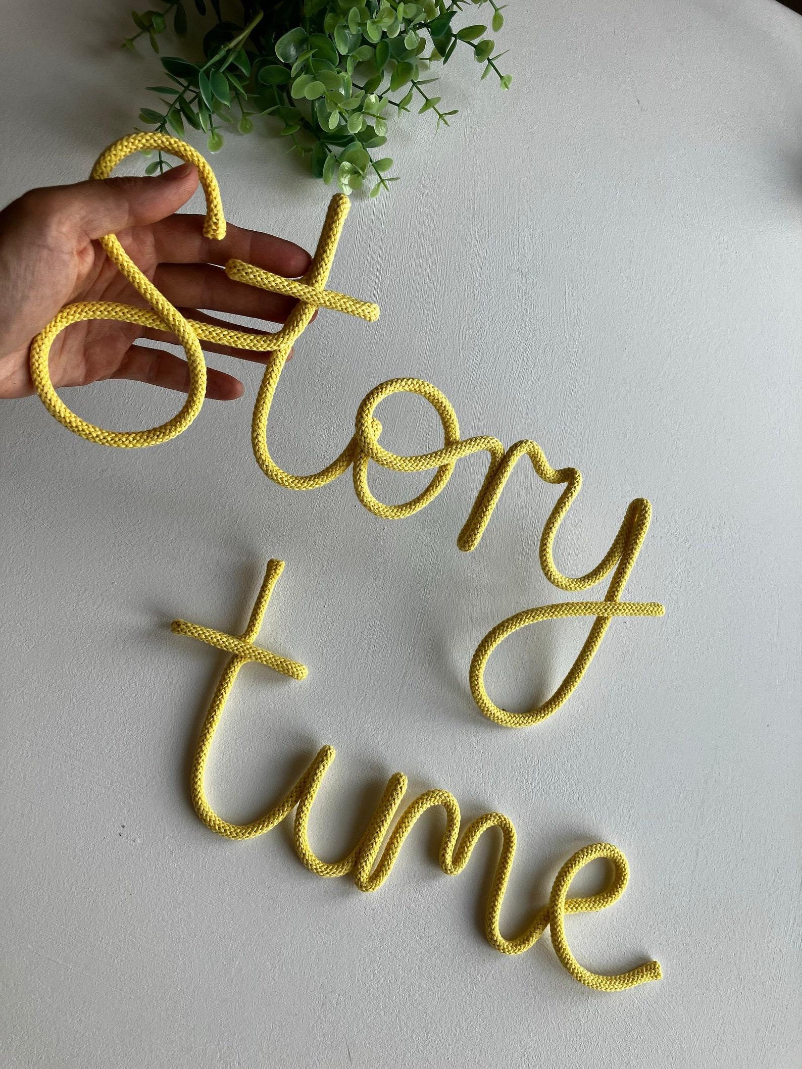 Story Time Wall Rope Wire Words for Nursery , Kids Room , Reading ...