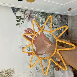Rope Wire Sun , Great Wall Decor for Kids and Babies Nursery - Etsy