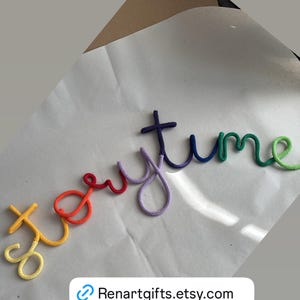 Curved Rainbow Colours Storytime Wall Sign for Nursery , Kids Room ...