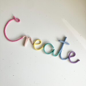 Customizable Pastel Colours Sign for Your Wall - 'create' Your Own ...