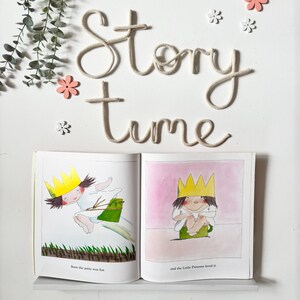 Neutral Story Time Wall Sign for Nursery , Kids Room , Reading Corner ...