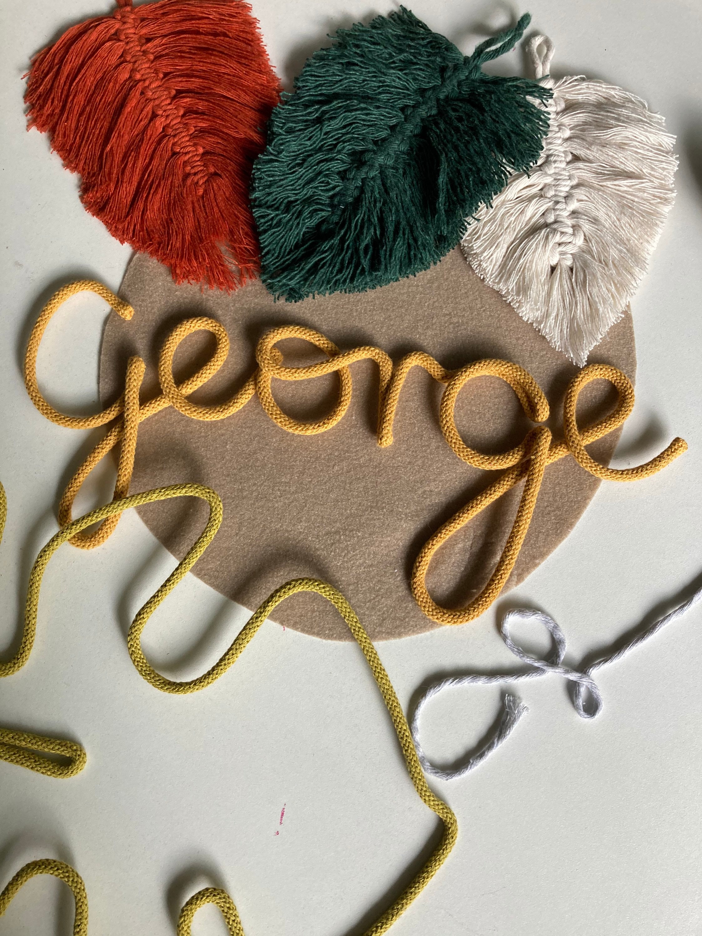 Knitted Wire Words / Names / Quotes Knitted Name Sign Knitted - Etsy UK