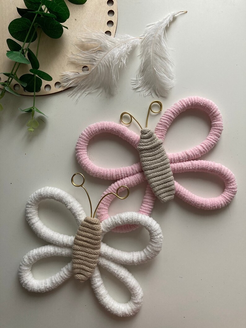 Rope Wire Butterfly Kids Nursery Bedroom Playroom Decor | Etsy